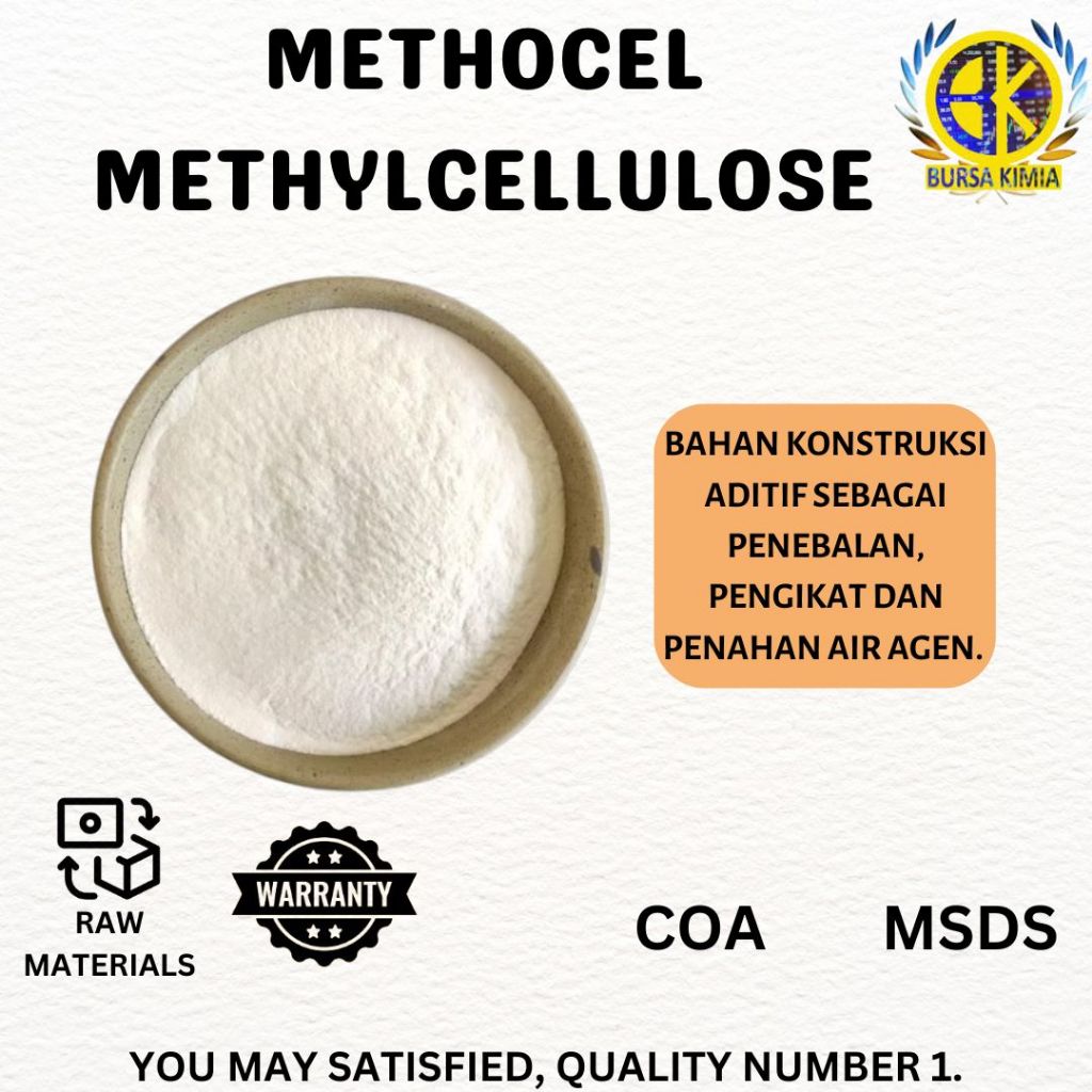 Jual Methocel Methylcellulose 500gr Pengental Sintetis Polimer ...