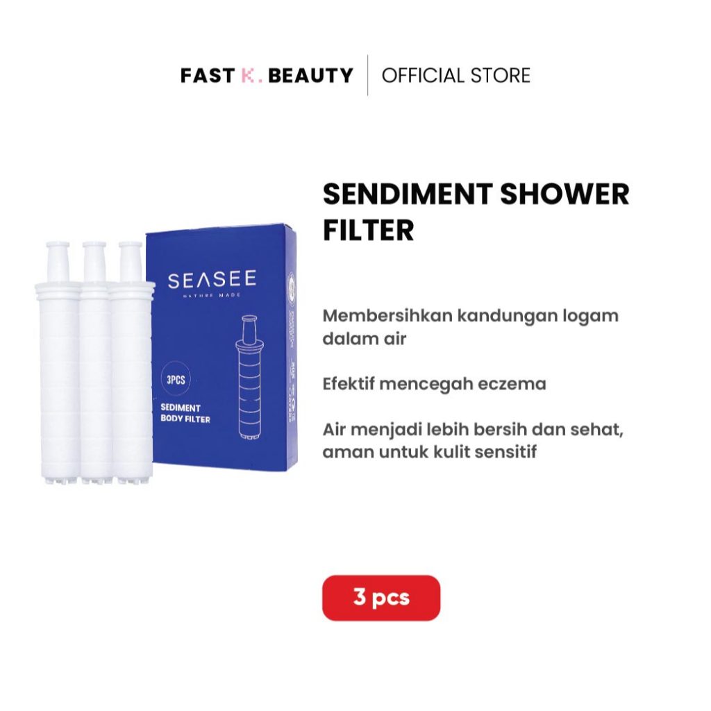 Jual SEASEE Sediment Shower Body Filter - 3 Pack | Shopee Indonesia