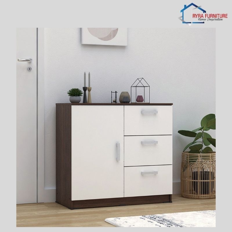 Jual BUFET MINIMALIS MODERN/RAK SERBAGUNA/LEMARI LACI/SIDEBOARD ...