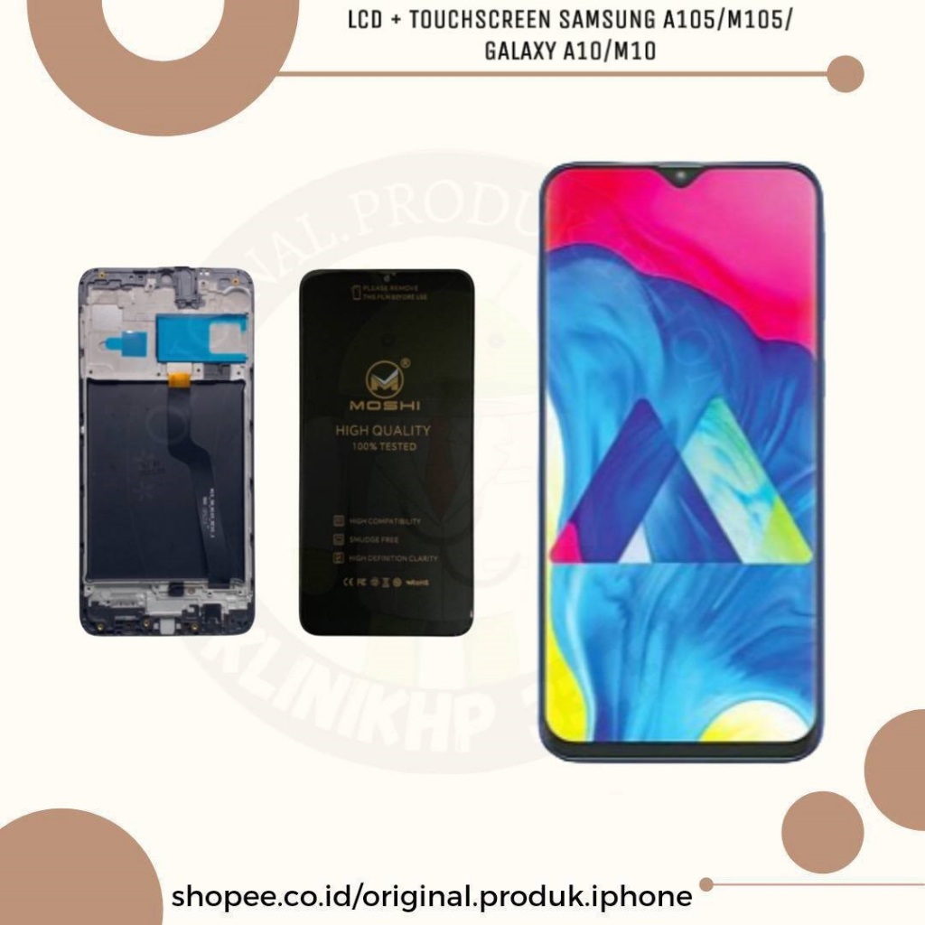 Jual LCD TOUCHSCREEN SAM A105/M105/GALAXY A10/M10 FULLSET FRAME ...
