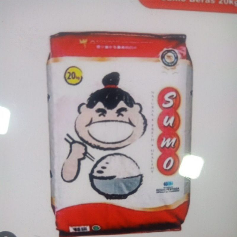 Jual Beras cap merek Sumo 20 kg kemasan merah | Shopee Indonesia