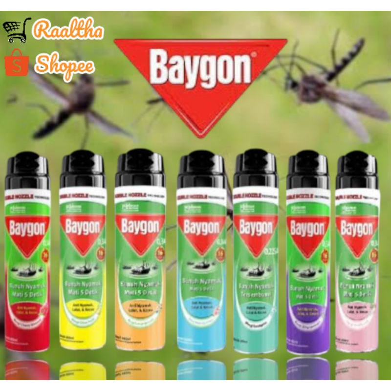 Jual Baygon obat nyamuk semprot 600ml | Shopee Indonesia