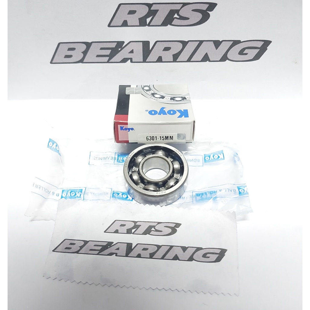 Jual Bearing 6301 - 15 MM KY open tanpa tutup 6301 - 15 MM ( BORE ) | Shopee Indonesia
