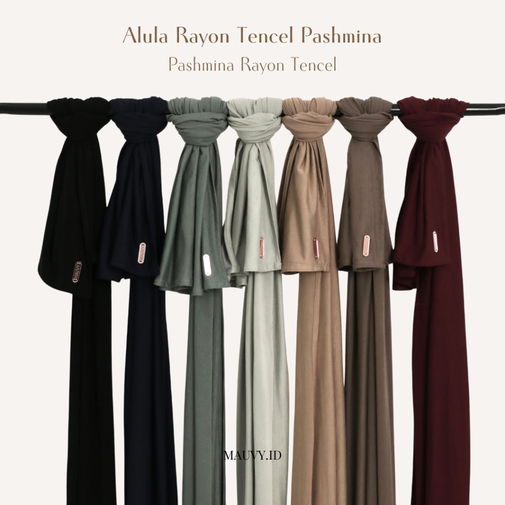 Jual MAUVY — Alula Rayon Tencel Pashmina (Pashmina Rayon Tencel ...
