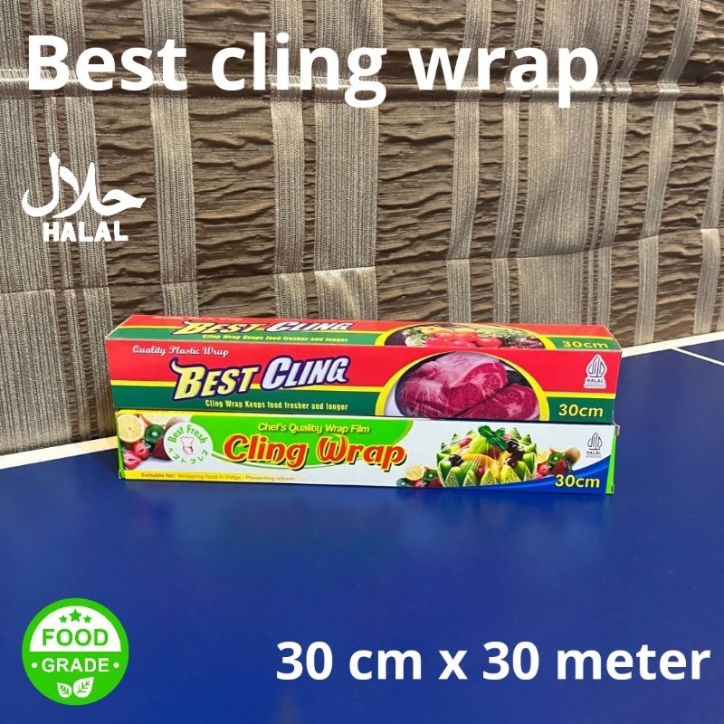 Jual BEST FRESH CLING WRAP UKURAN 30 CM X 30 METER | PLASTIK CLING ...