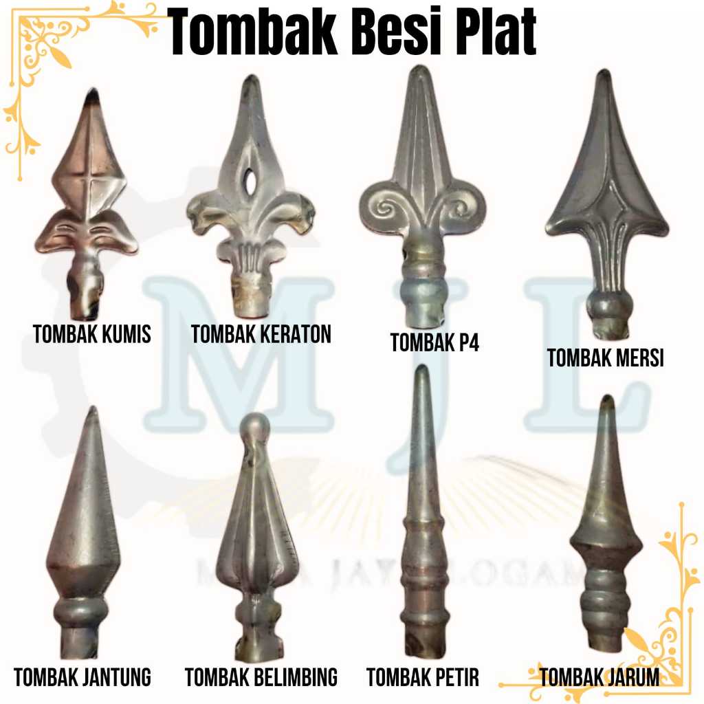 Jual Ornamen Pagar Besi Plat // Ornamen Pagar Tombak Besi Plat ...