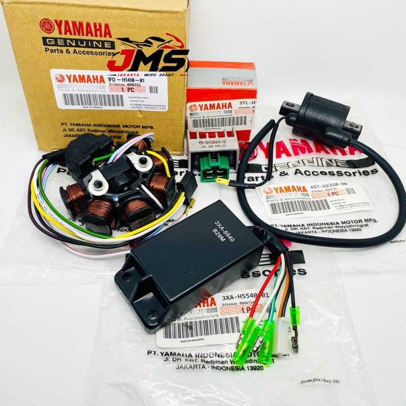 Jual Paket Spull Stator + Cdi + Koil + Kiprok Yamaha Fizr Force One 1FD | Shopee Indonesia