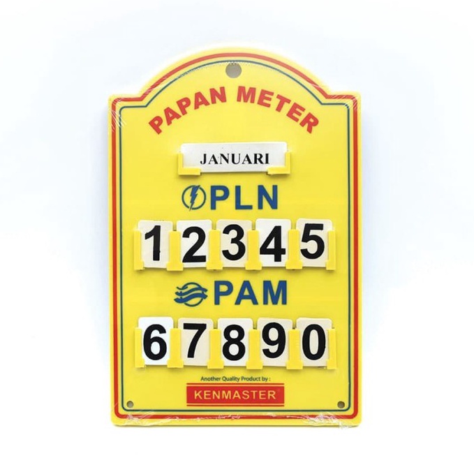 Jual Harga Max Papan Meteran PAM Listrik Air meter Kenmaster | Shopee ...