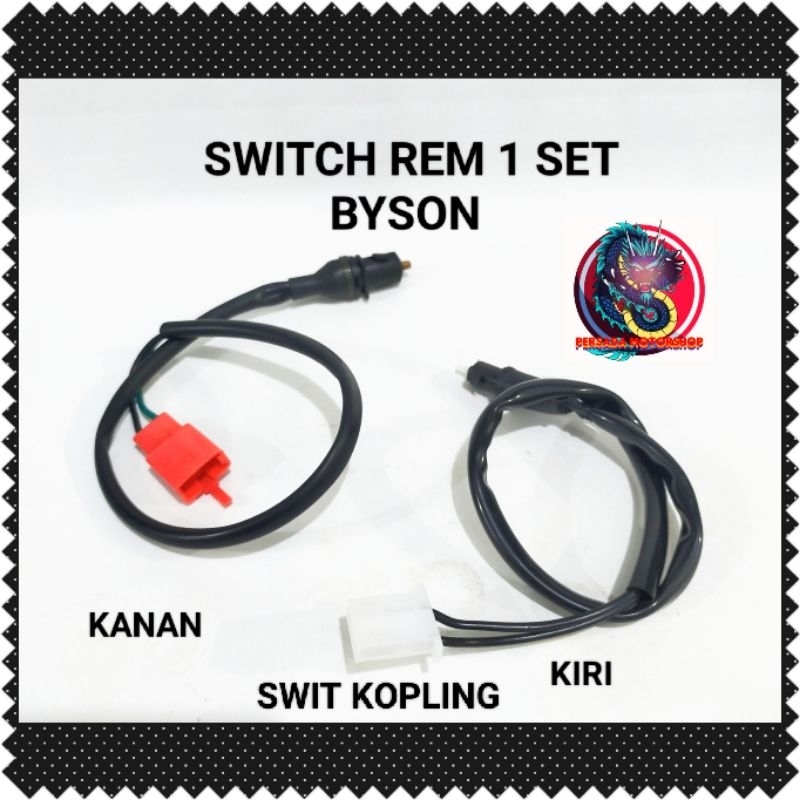 Jual SWITCH SWIT REM 1 SET KIRI + KANAN BYSON / BYSON FI ( OEM ...