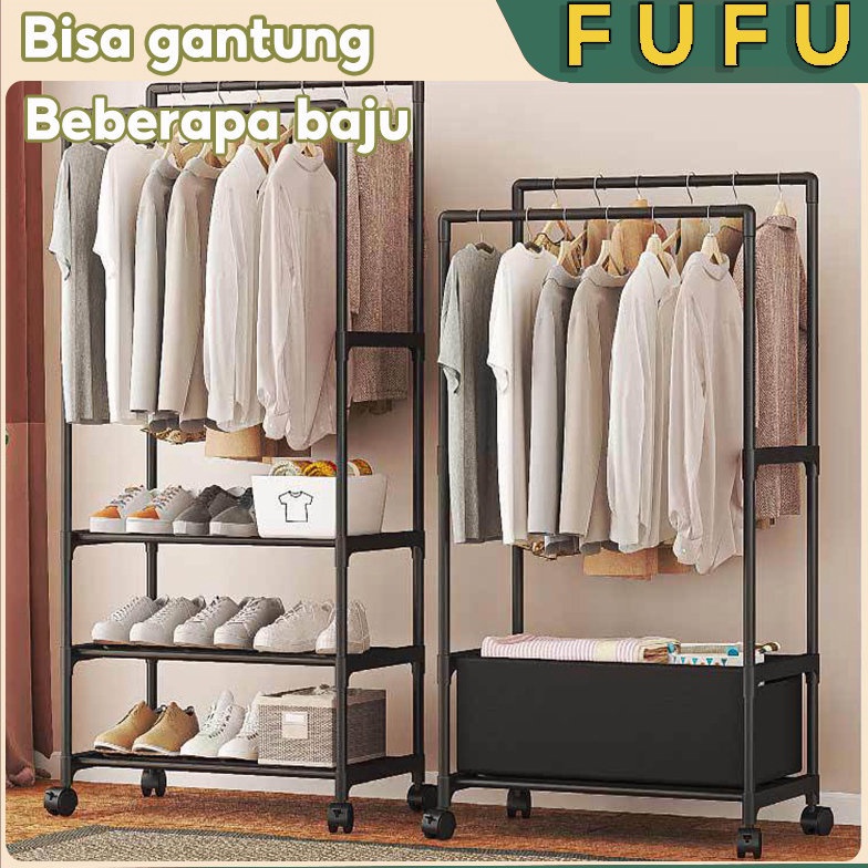 Jual Real Promotion FUFU Stand hanger gantungan baju gawangan baju ...