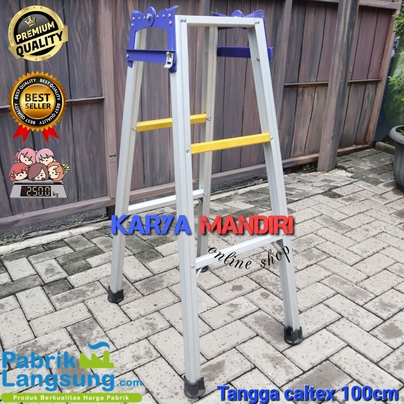 Jual Tangga Lipat Aluminium Ladder Ukuran 1 Meter / 100 Cm / Caltex ...