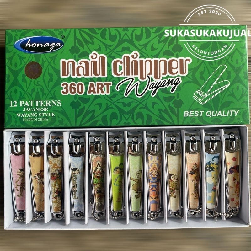 Jual (12pcs)gunting kuku honaga besar tebal | Shopee Indonesia