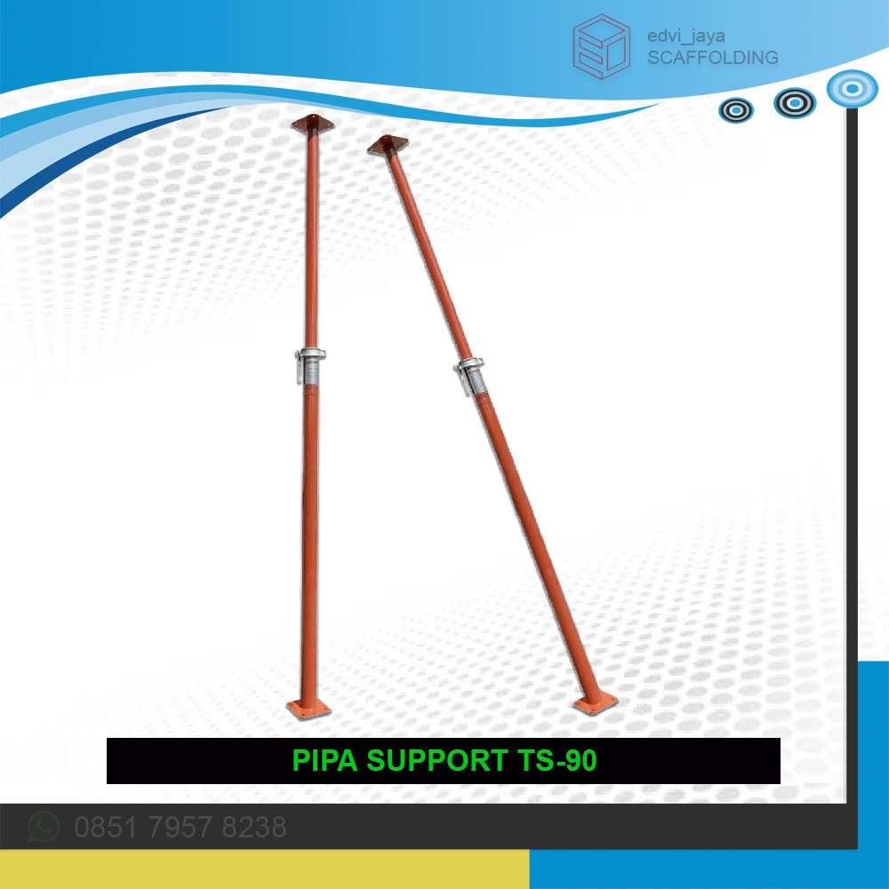 Jual PIPA SUPPORT T.90 / SCAFFOLDING PIPE SUPPORT - PIPA STEGER ...