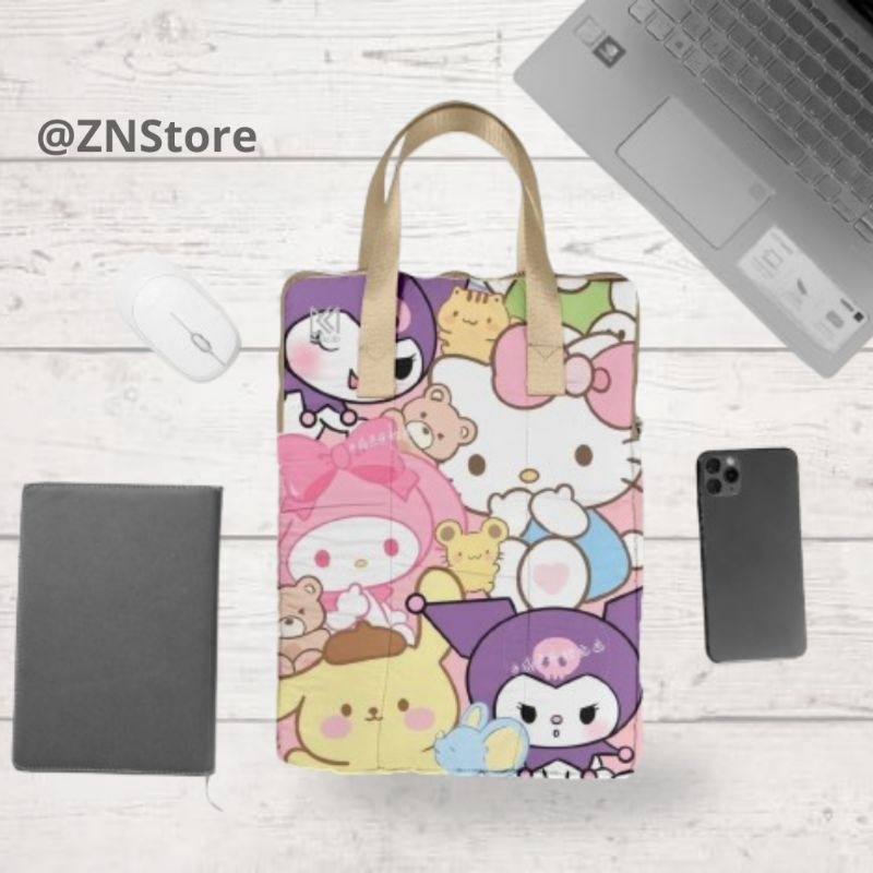 Jual Puffybag Laptop Labubu dan karakter kartun sanrio kuromi melody ...