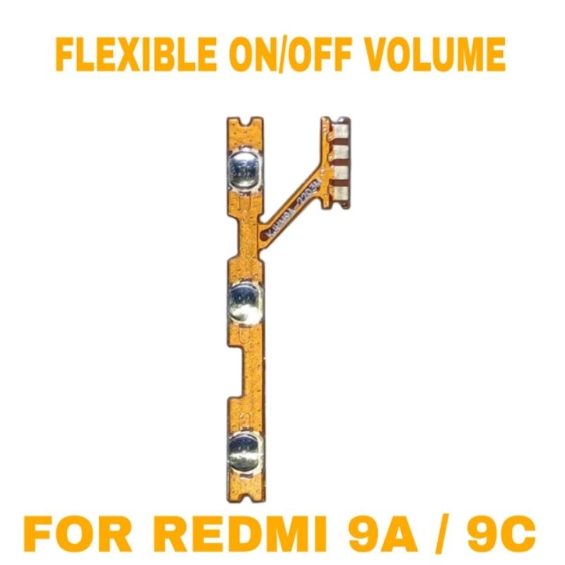 Jual TOMBOL FLEXIBLE ON OFF VOLUME UNTUK XIAOMI REDMI 9A REDMI 9C ORIGINAL TOMBOL BAGIAN DALAM ...