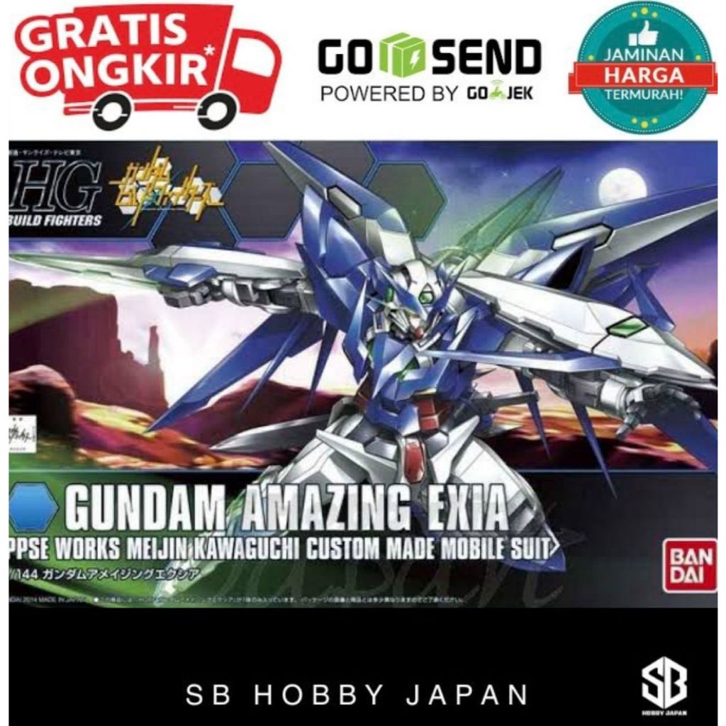 Jual HG 1/144 Gundam Amazing Exia Bandai | Shopee Indonesia