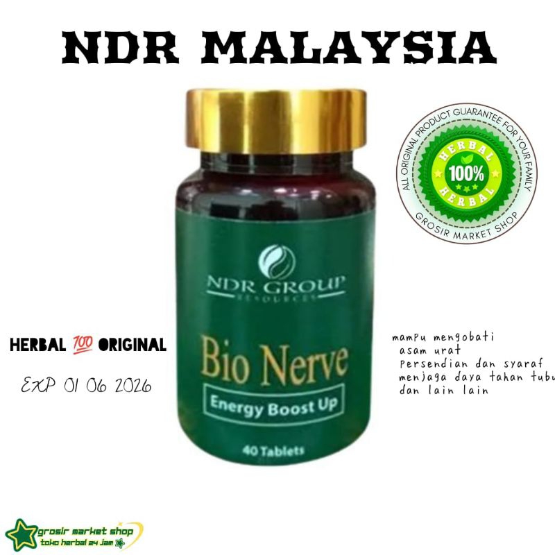 Jual Bio Nerve Ndr Malaysia Obat Herbal 100% Original Mengobat ...
