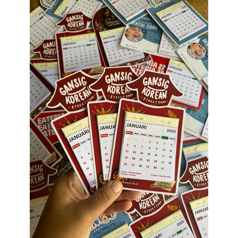 Jual KALENDER MINI MAGNET 2026 / SOUVENIR PERNIKAHAN / GIFT / HADIAH ...