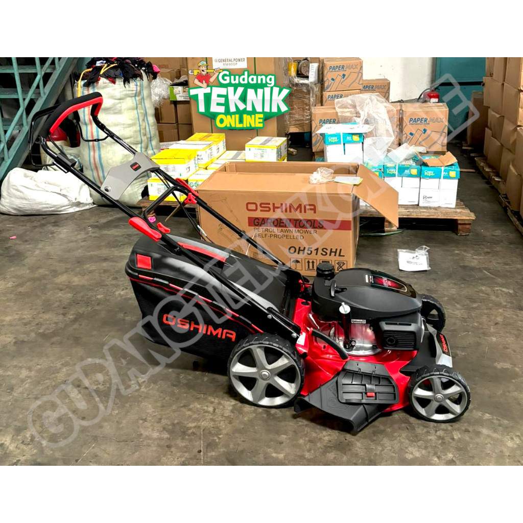 Jual OSHIMA Mesin Potong Rumput Dorong HONDA OSHIMA OH51SHL / Mesin Pemotong Rumput Lapangan ...