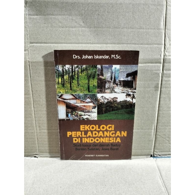 Jual BUKU EKOLOGI PERLADANGAN DI INDONESIA | Shopee Indonesia