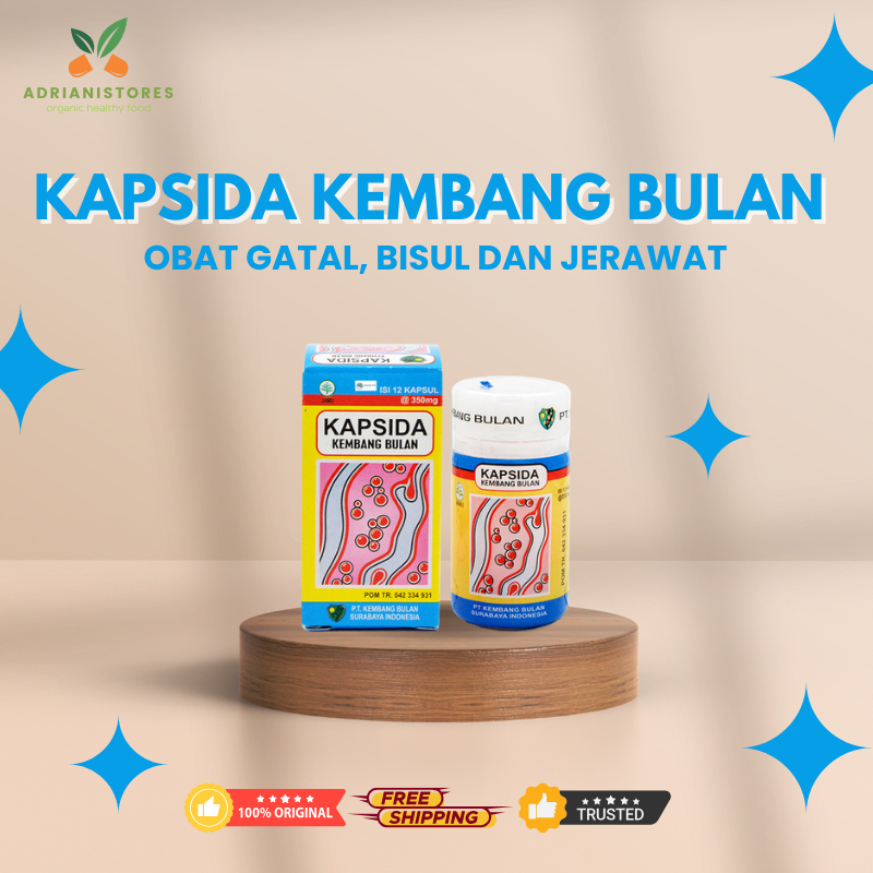 Jual Kapsida Kembang Bulan 12 Kapsul - Obat Gatal, Bisul, dan Jerawat ...