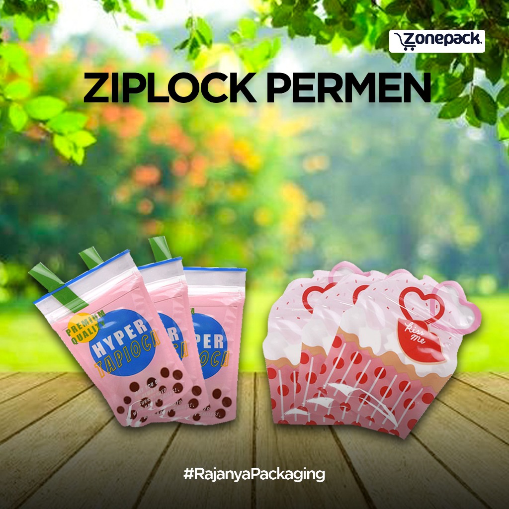 Jual [10 PCS] Plastik Ziplock Permen | Plastik Ziplock Motif Lucu ...