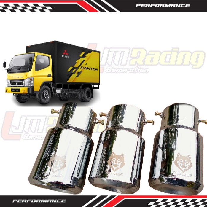 Jual Knalpot Serigala Srigala Model Baud Mobil L300 Truk Engkel Ragasa ...