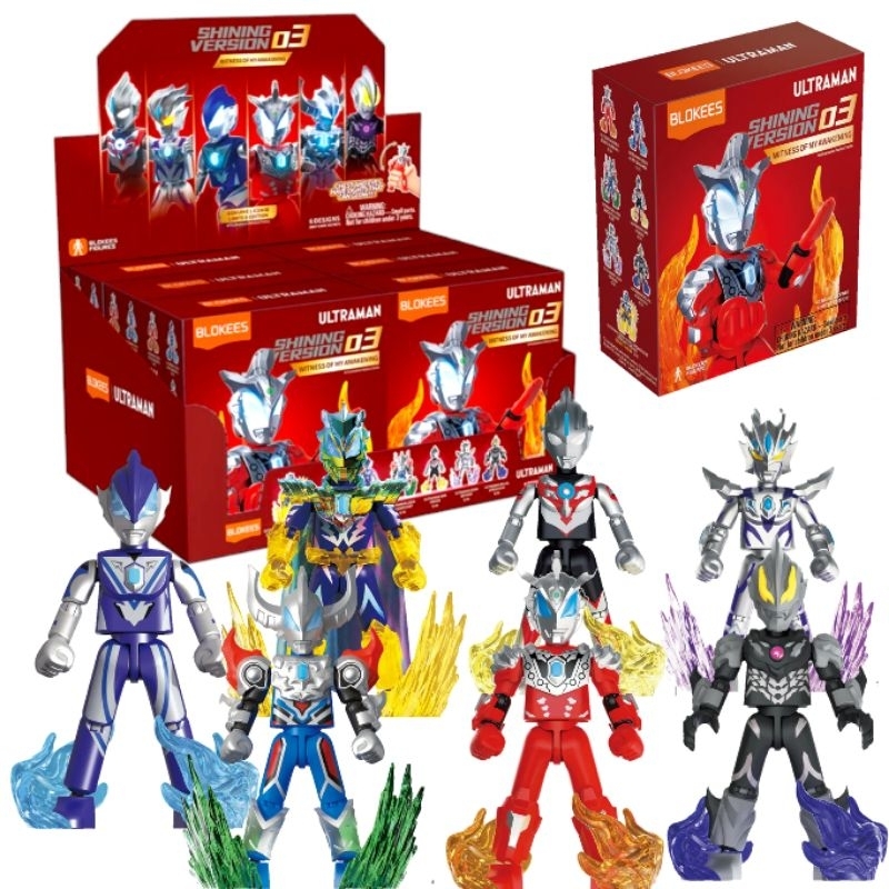 Jual Blind Box Blokees Ultraman Shining Version 03 Figure Ultraman ...