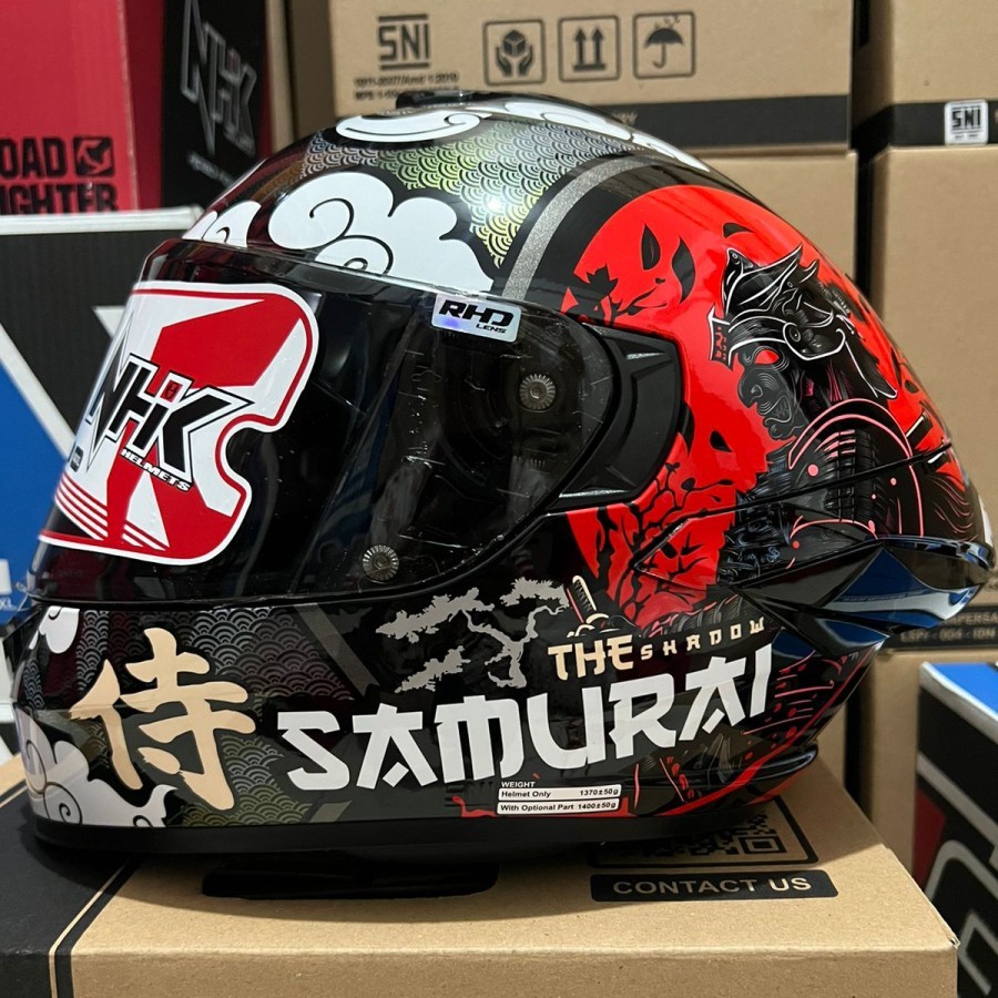 Jual NHK MARK 1 SAMURAI SINGLE VISOR | Shopee Indonesia