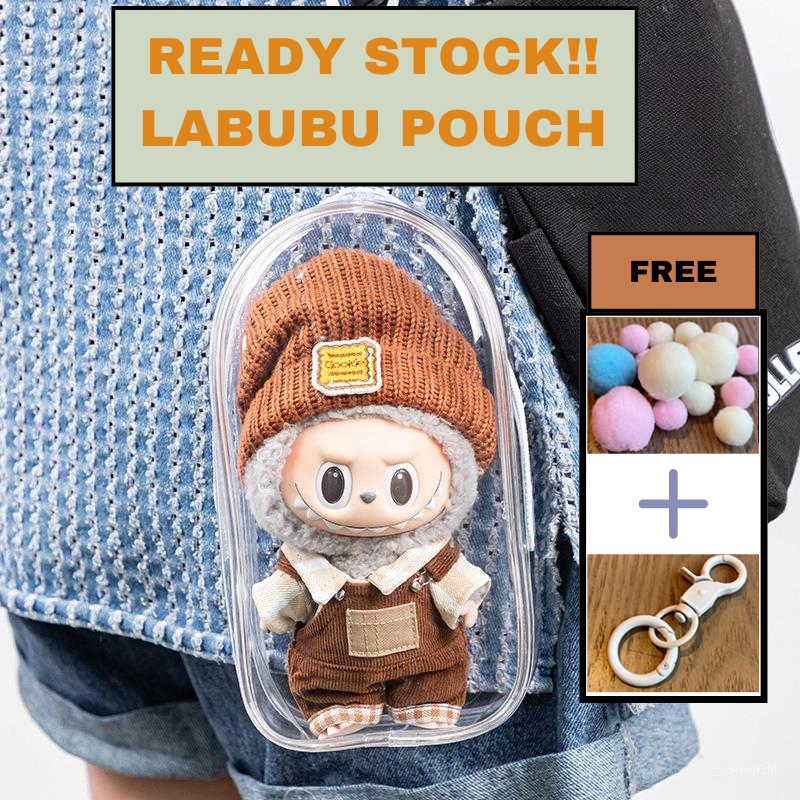 Jual [READY CHECKMATE] Tas Pouch Labubu Mika PVC Popmart Tas Pelindung ...