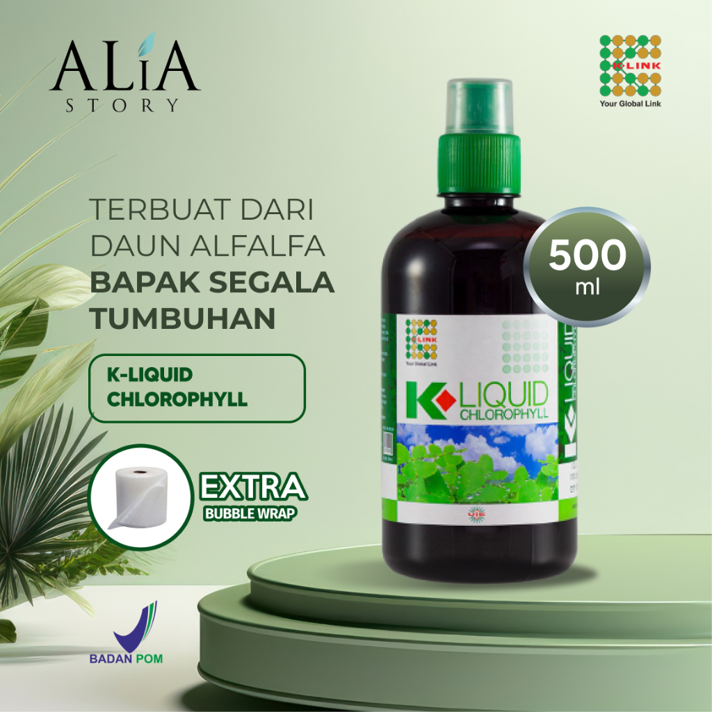 Jual K-LIQUID CHLOROPHYLL (500 ml) KLOROFIL K LINK ORIGINAL Clorofil ...