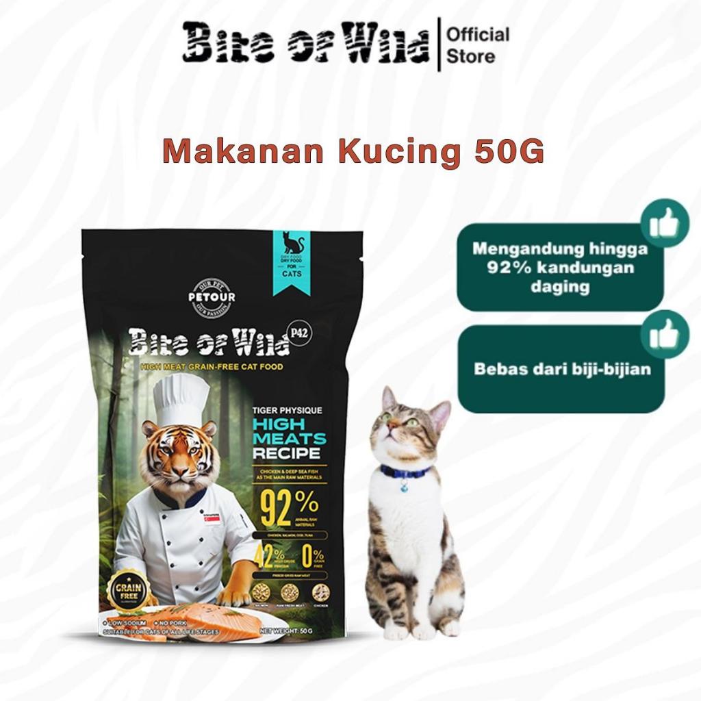 Jual Bite of Wild - Makanan Kucing Kering Grain Free 50g Bebas biji ...
