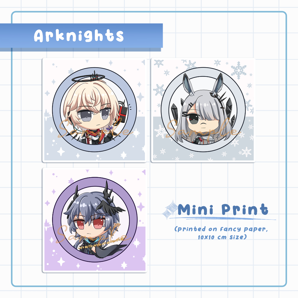 Jual Arknights Character Mini Print | Shopee Indonesia