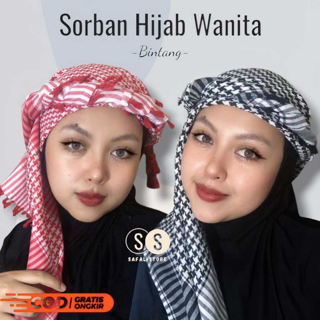 Jual Sorban Hijab Wanita Arabian Style Viral Sorban Wanita Dubai ...