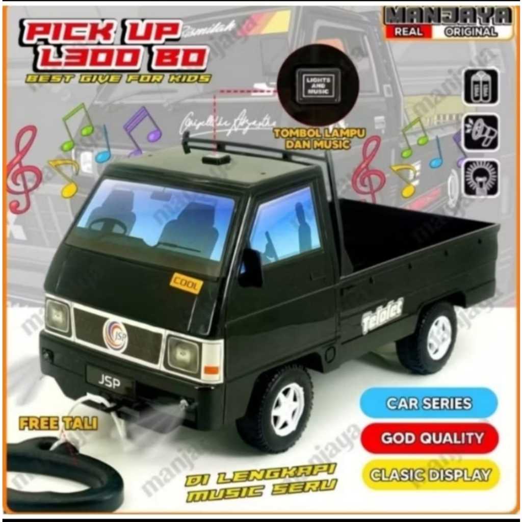 Jual mainan mobil truck miniatur anak / mainan anak truck pickup DT08 ...