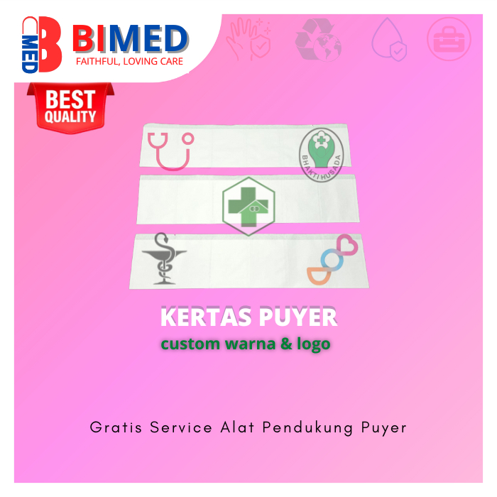 Jual kertas puyer custom logo | Shopee Indonesia