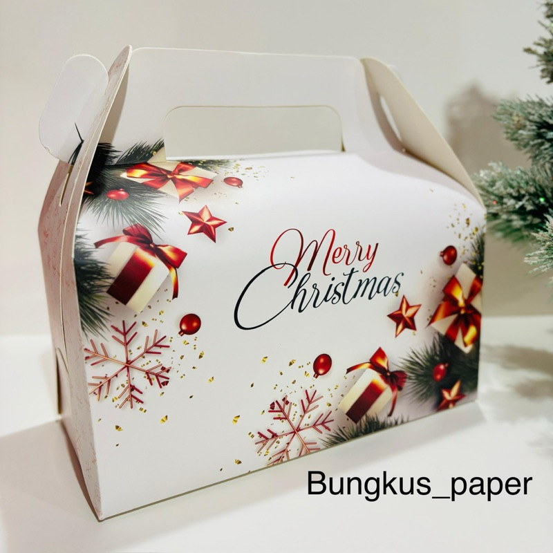 Jual GABLE BOX NATAL 22x11x11cm / Box Gift ,Special Editions Christmas ...