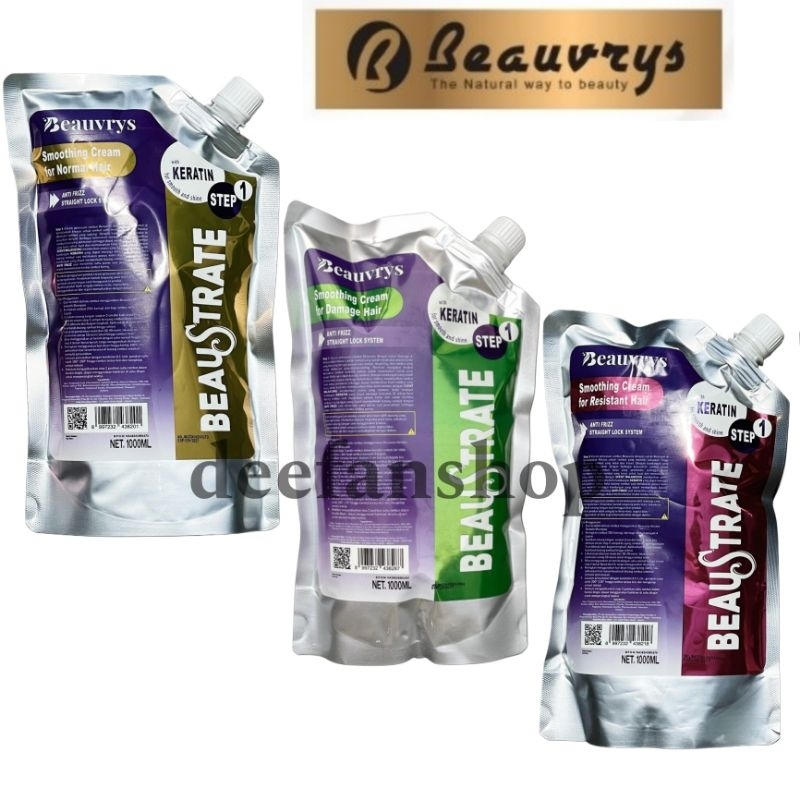 Jual BEAUVRYS Smoothing Keratin Beaustrate / Smothing Pelurus Rambut ...