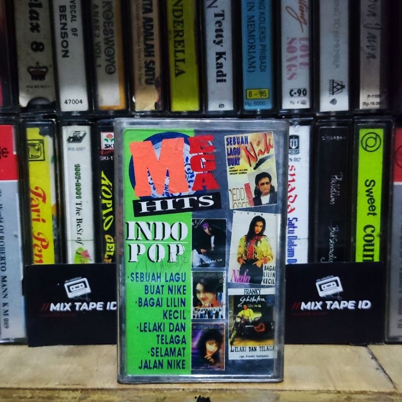 Jual Kaset Pita - Mega Hits Indo Pop - Sebuah Lagu Buat Nike - Radio Tape - Kaset - Radio ...