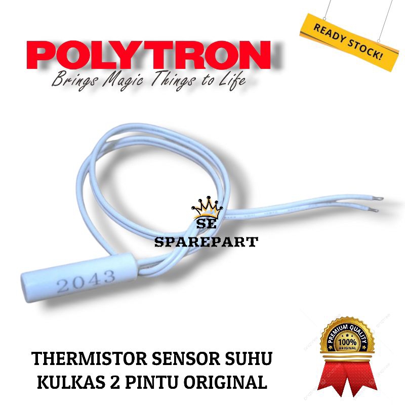 Jual SENSOR SUHU KULKAS POLYTRON ORIGINAL TERMIS FUSE PIUS EVAPOLATOR ...