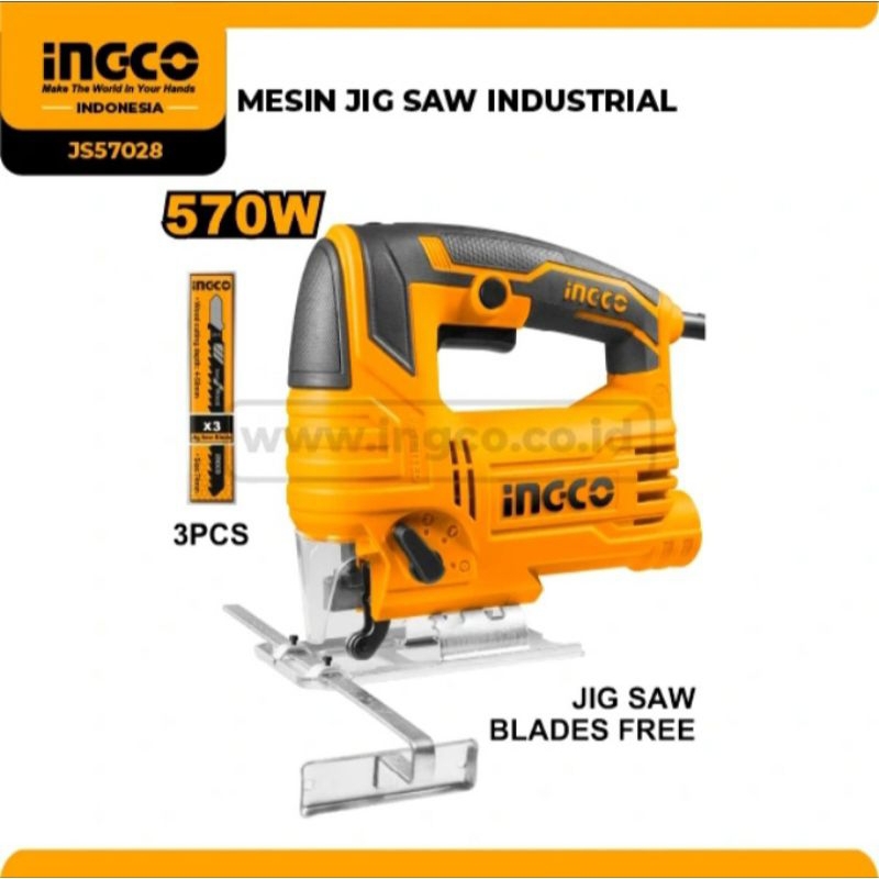Jual MESIN JIG SAW INDUSTRIAL JS57028 INGCO | Shopee Indonesia