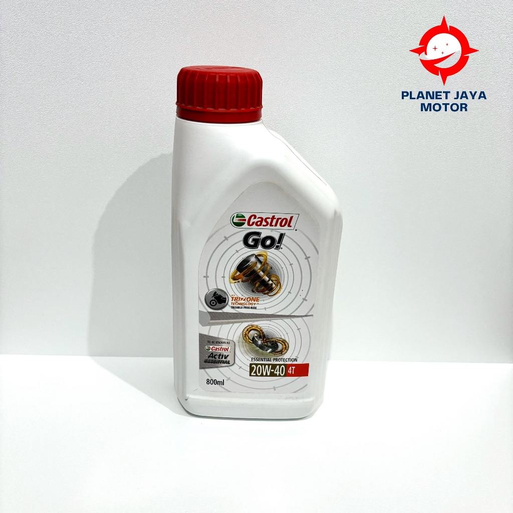 Jual Oli Castrol GO 20W-40 800ml / 0.8L Original 100% | Shopee Indonesia