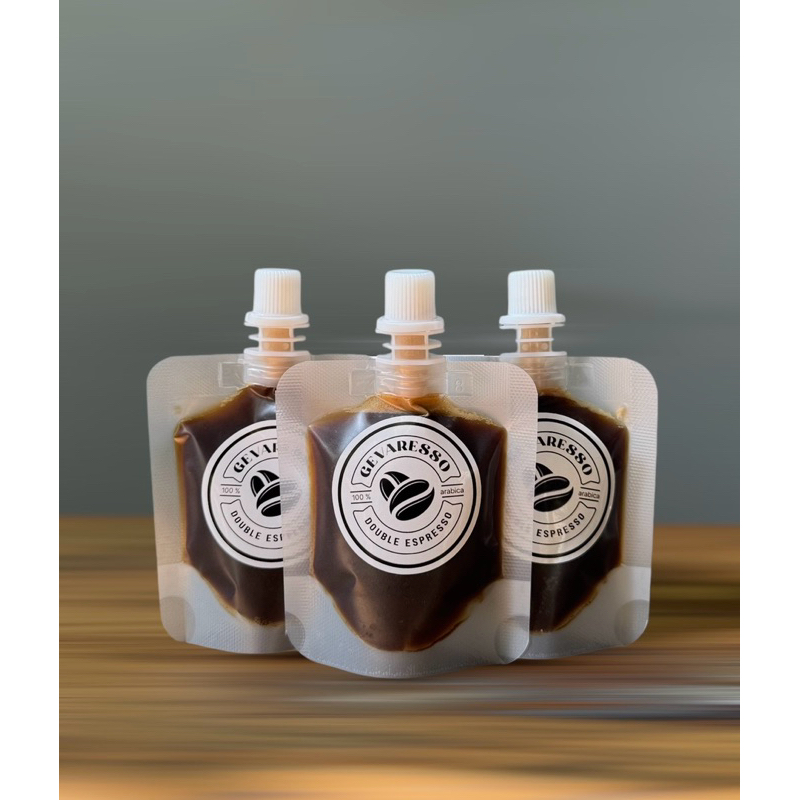 Jual DOUBLE ESPRESSO POUCH 45mL 100% Full Arabica | Shopee Indonesia