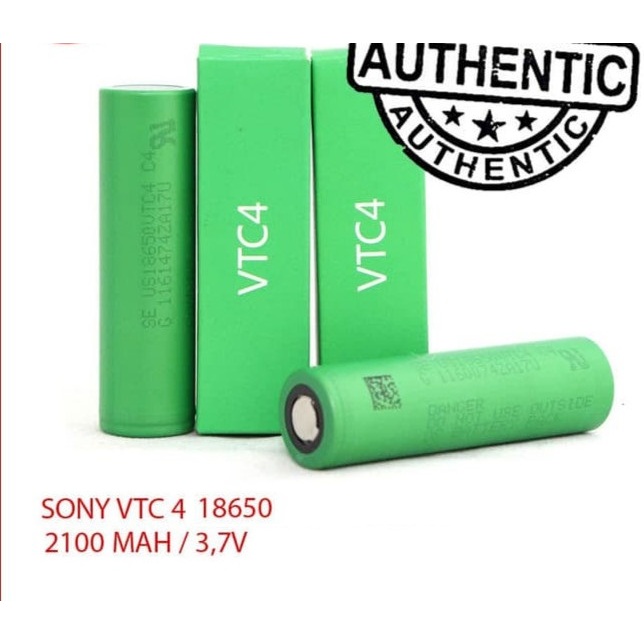 Jual BATERAI SONY VTC4 VTC 4 18650 100% ORIGINAL - BATTERY | Shopee ...