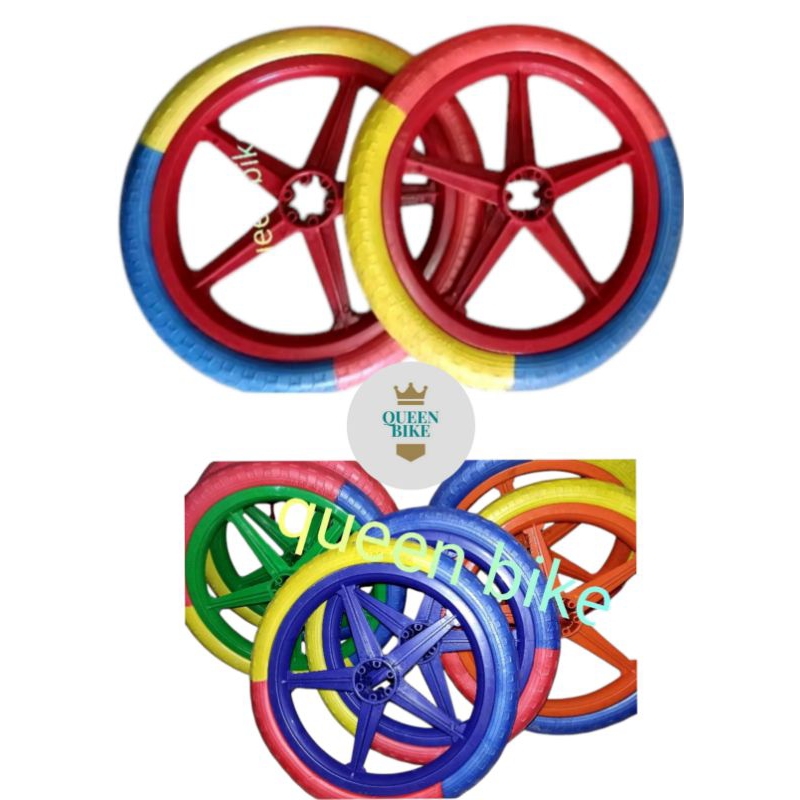 Jual Rim Velg Peleng Sepeda Anak Bmx Mini Ctb 16 Ban Busa Mati Eva Siap ...