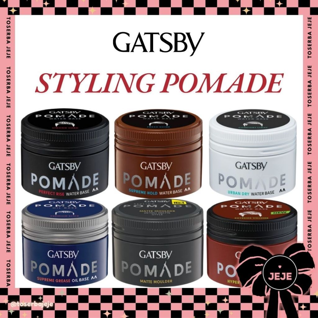 Jual GATSBY Styling Pomade 30g 75g | Wax Rambut Pria | Shopee Indonesia