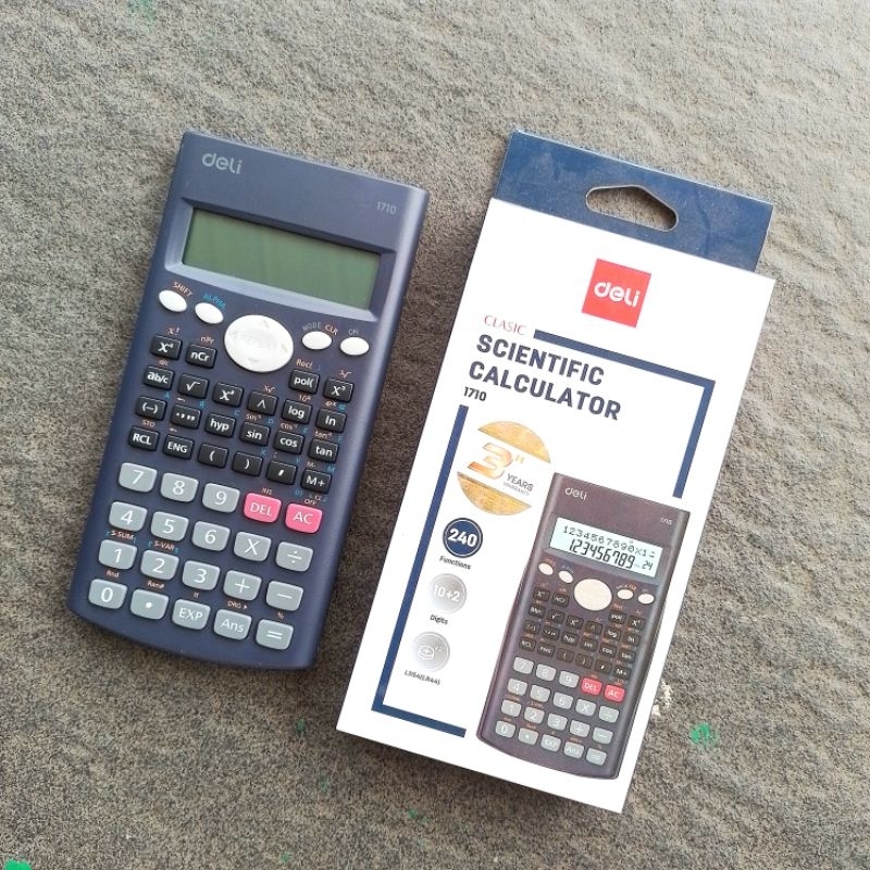 Jual Kalkulator Calculator Scientific Deli 1710 ( Pcs ) [ Original ...