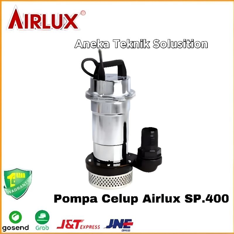 Jual Pompa Celup Airlux SP.400 Pompa Sampit Submersible Pump 400Watt ...