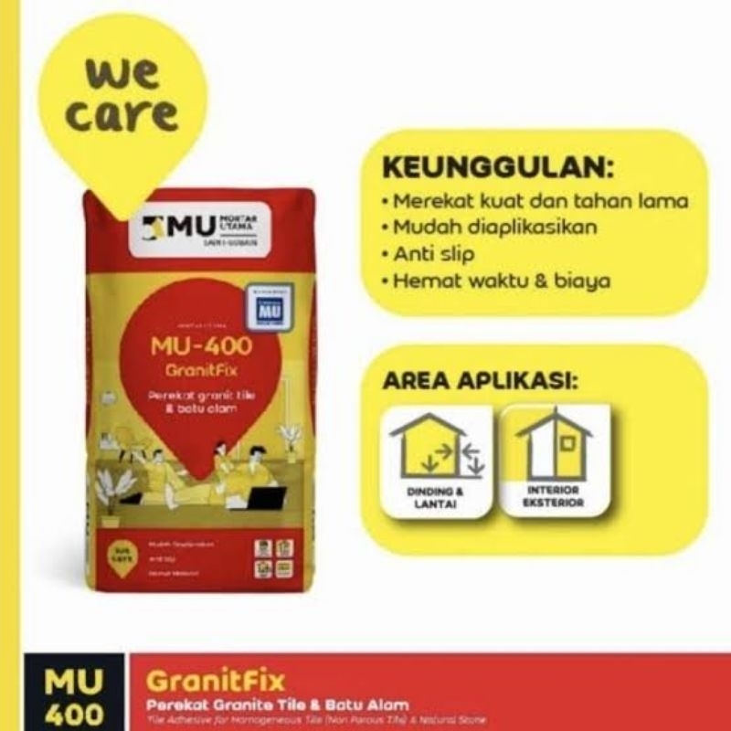 Jual MU 400 Perekat Granit 25 Kg | Shopee Indonesia