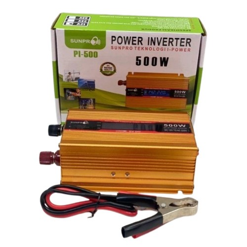 Jual COD Power Inverter Digital 500W Sunpro PI-500 Inverter 500 Watt ...